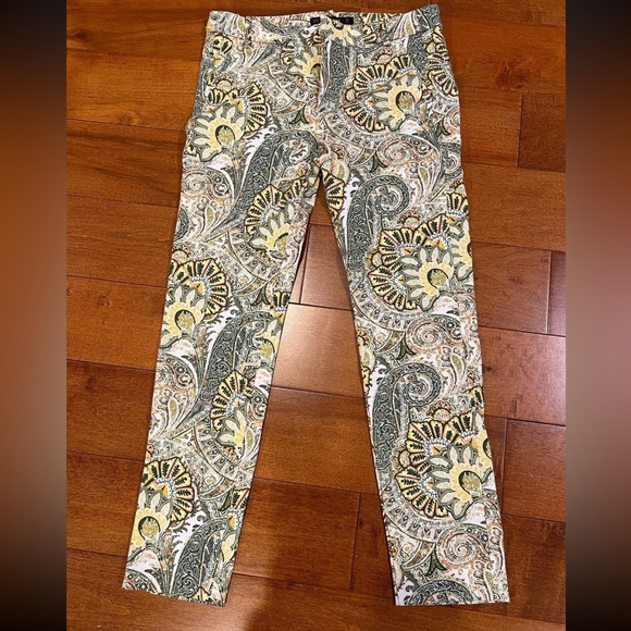 Zara | Pants & Jumpsuits | Zara Basic Collection Women Paisley Print Pants | Poshmark